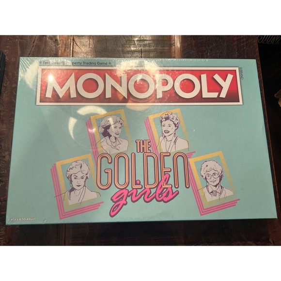 USAopoly | Games | Monopoly The Golden Girls Board Game New Sealed Box ...